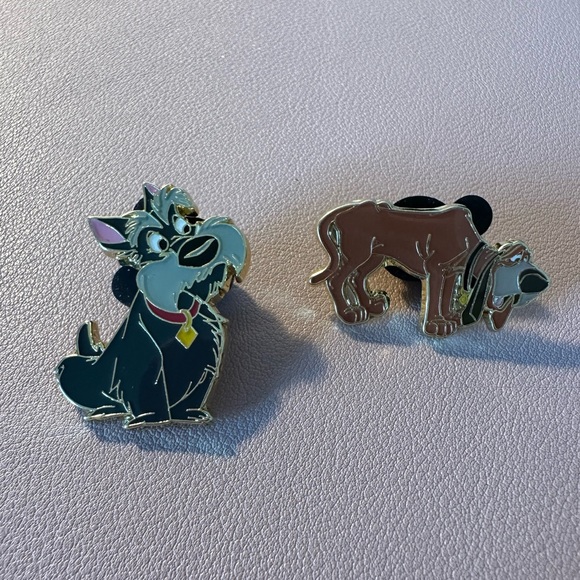 Disney | Accessories | Disney Dog Characters Pin Set | Poshmark